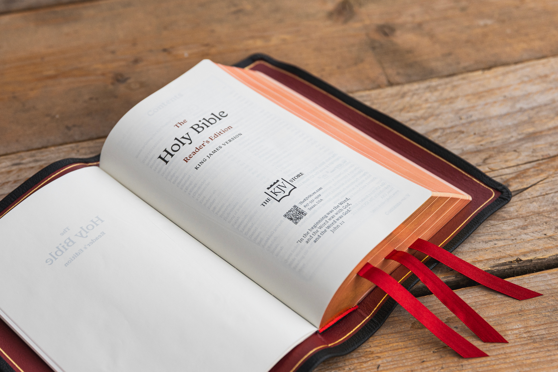 KJV Store Reader's Edition Bible with Sacred Syntax™
